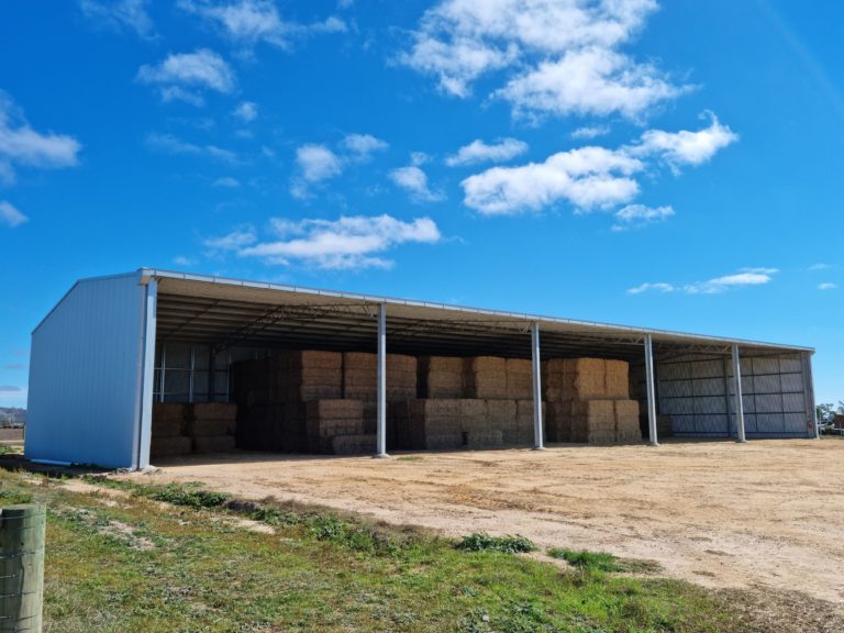 Hay Sheds - All Hot-Dip Galvanised and Heavy Duty | Action Steel