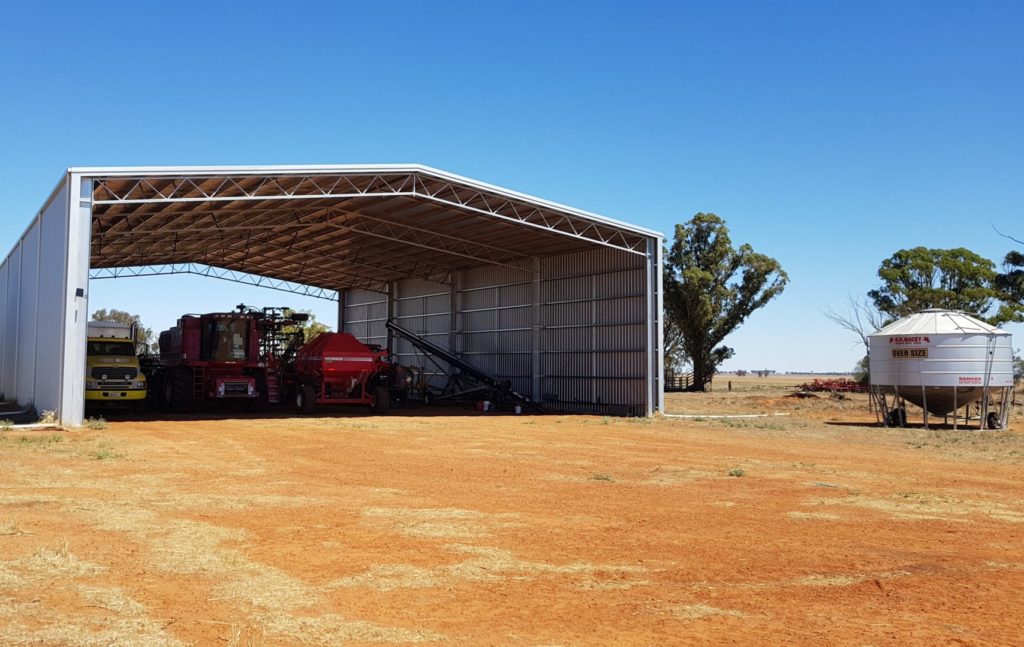 Drive-Through Machinery Shed vs Open-Front | Action Steel