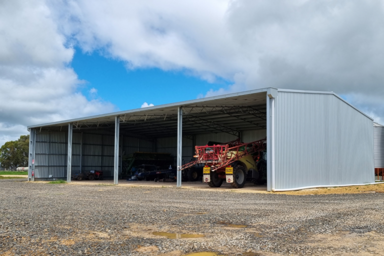32m x 18m x 6m machinery shed - Action Steel