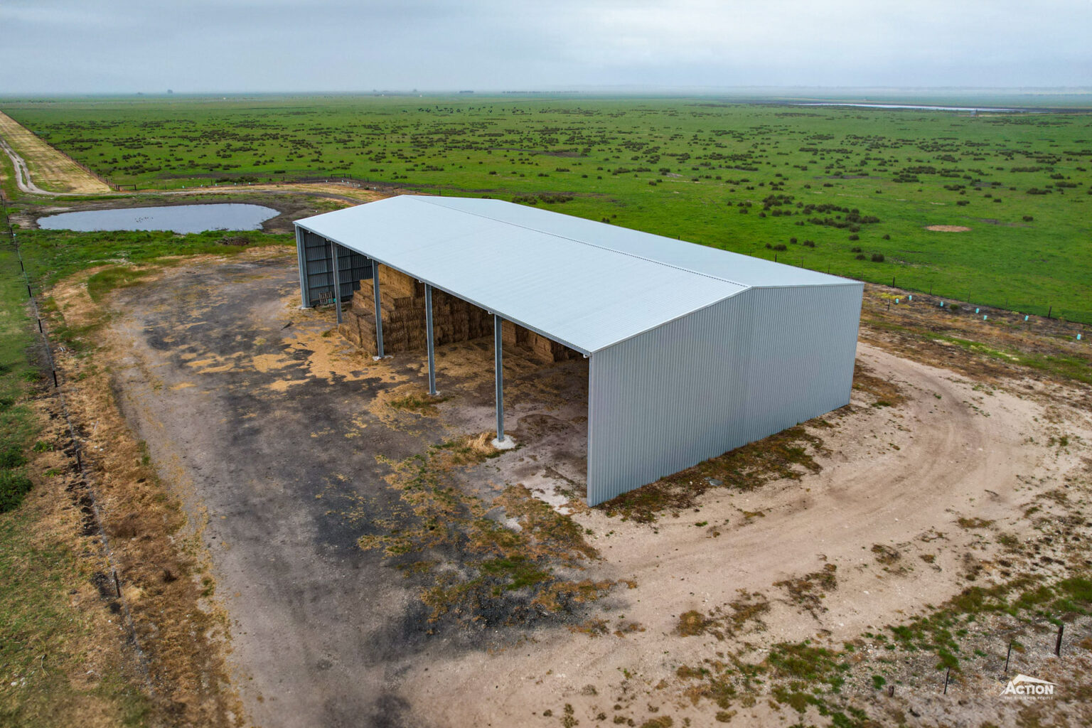 Hay Sheds - All Hot-Dip Galvanised and Heavy Duty | Action Steel