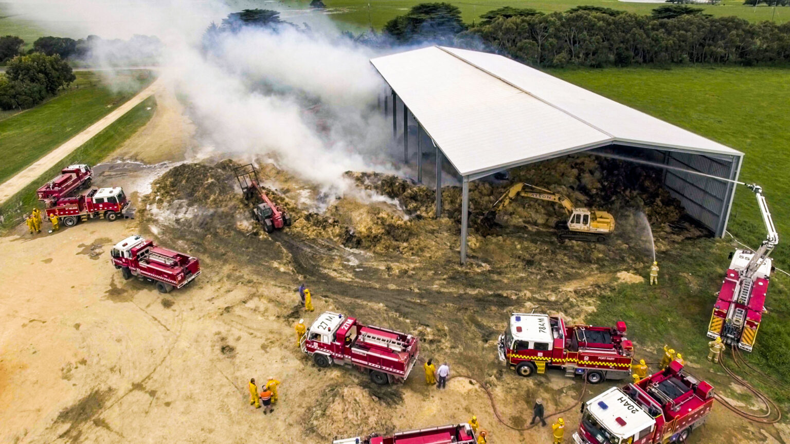 What Causes Hay Shed Fires? - Action Steel