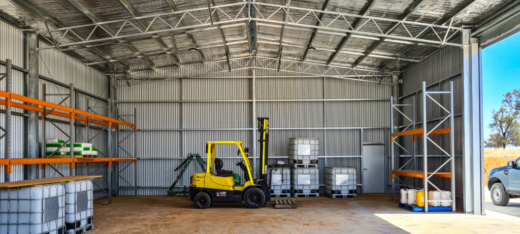 Chemical Sheds - Safe & Compliant On Farm Chemical Storage - Action Steel