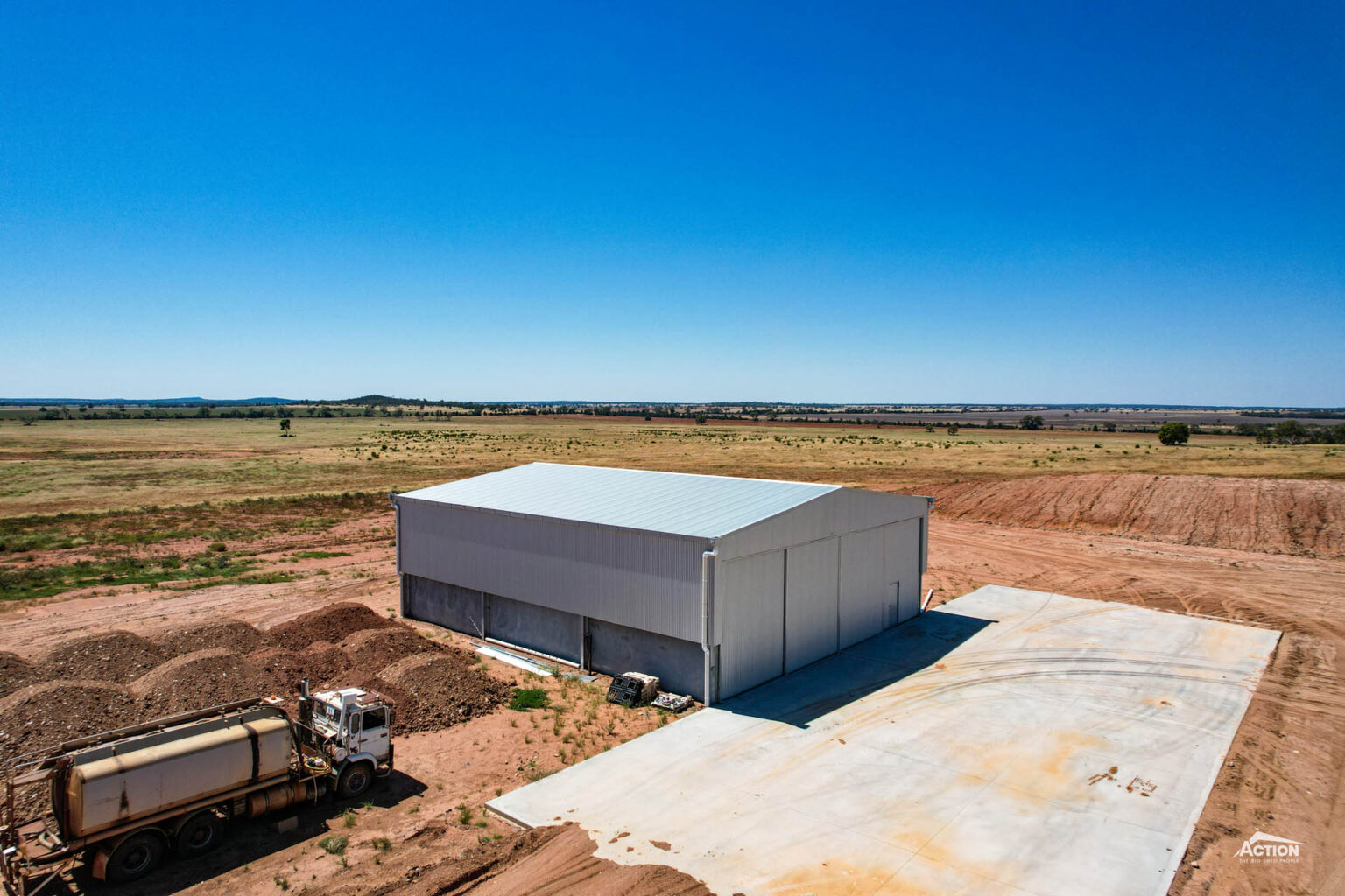 Fertiliser Sheds - Concrete Panel Storage Sheds - Action Steel