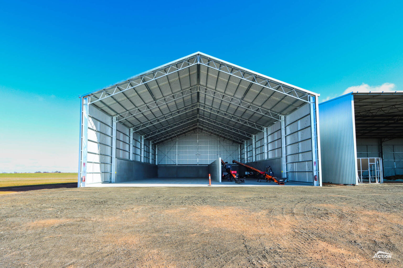 Fertiliser Sheds - Concrete Panel Storage Sheds - Action Steel