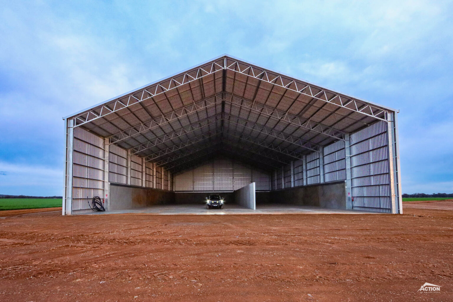 Fertiliser Sheds - Concrete Panel Storage Sheds - Action Steel