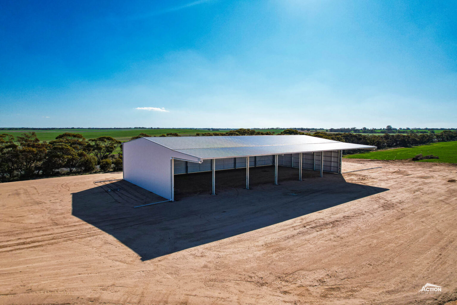 Hay Sheds - All Hot-Dip Galvanised and Heavy Duty | Action Steel