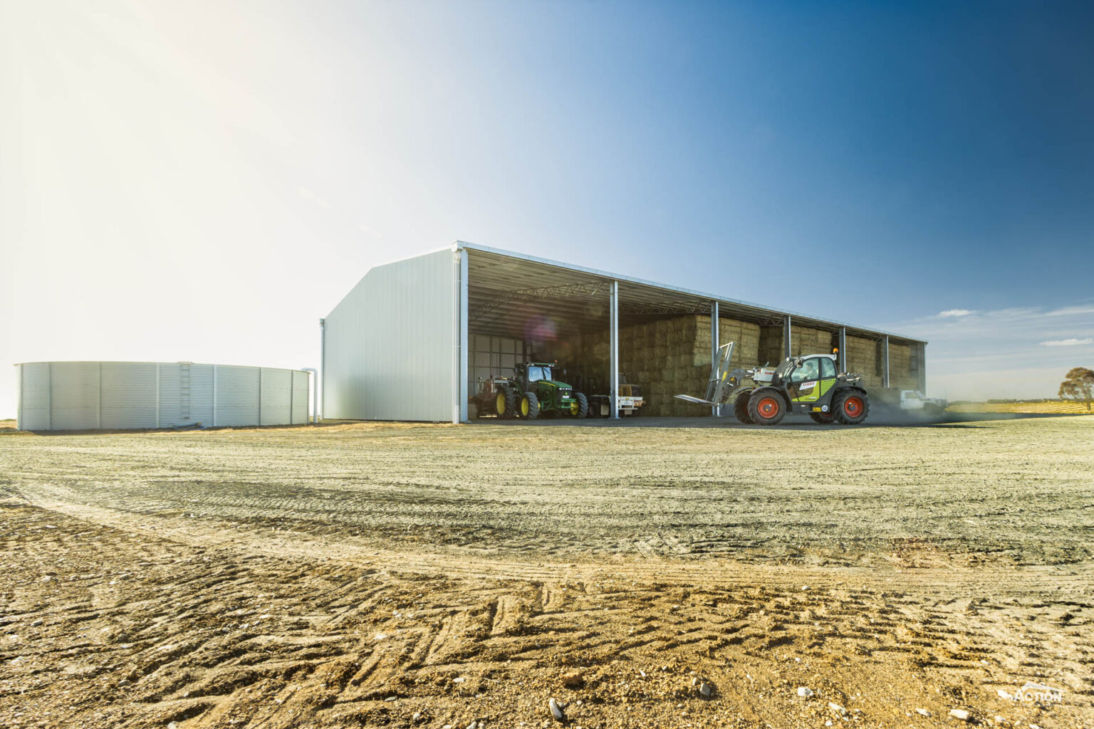 Hay Sheds - All Hot-Dip Galvanised and Heavy Duty | Action Steel