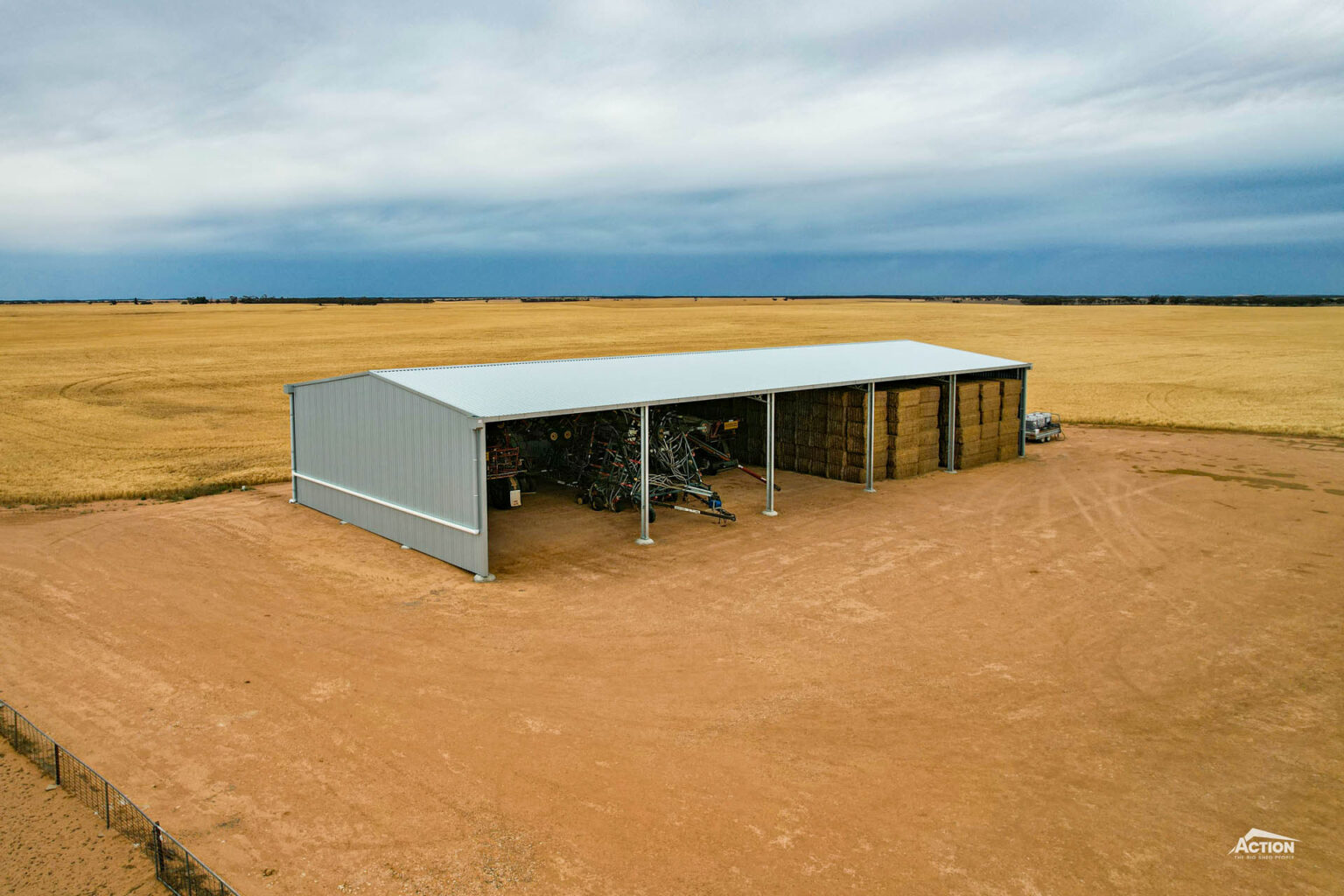 Hay Sheds - All Hot-Dip Galvanised and Heavy Duty | Action Steel