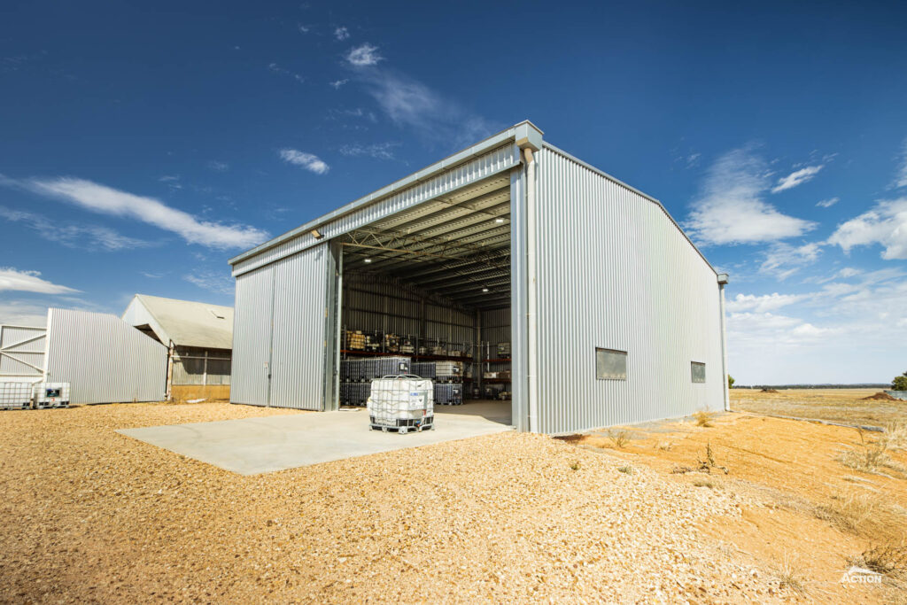 Chemical Sheds - Safe & Compliant On Farm Chemical Storage - Action Steel