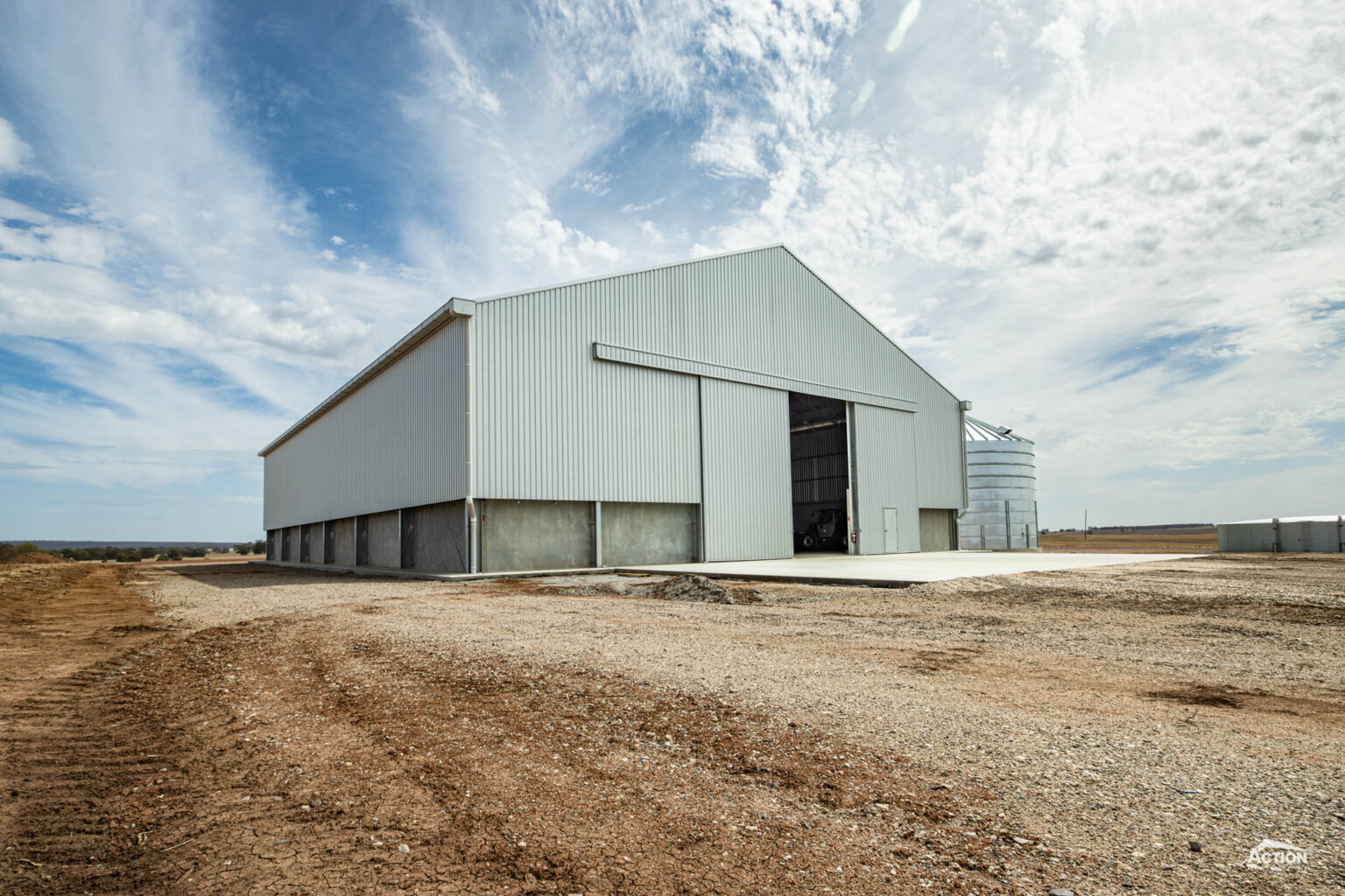 Fertiliser Sheds - Concrete Panel Storage Sheds - Action Steel